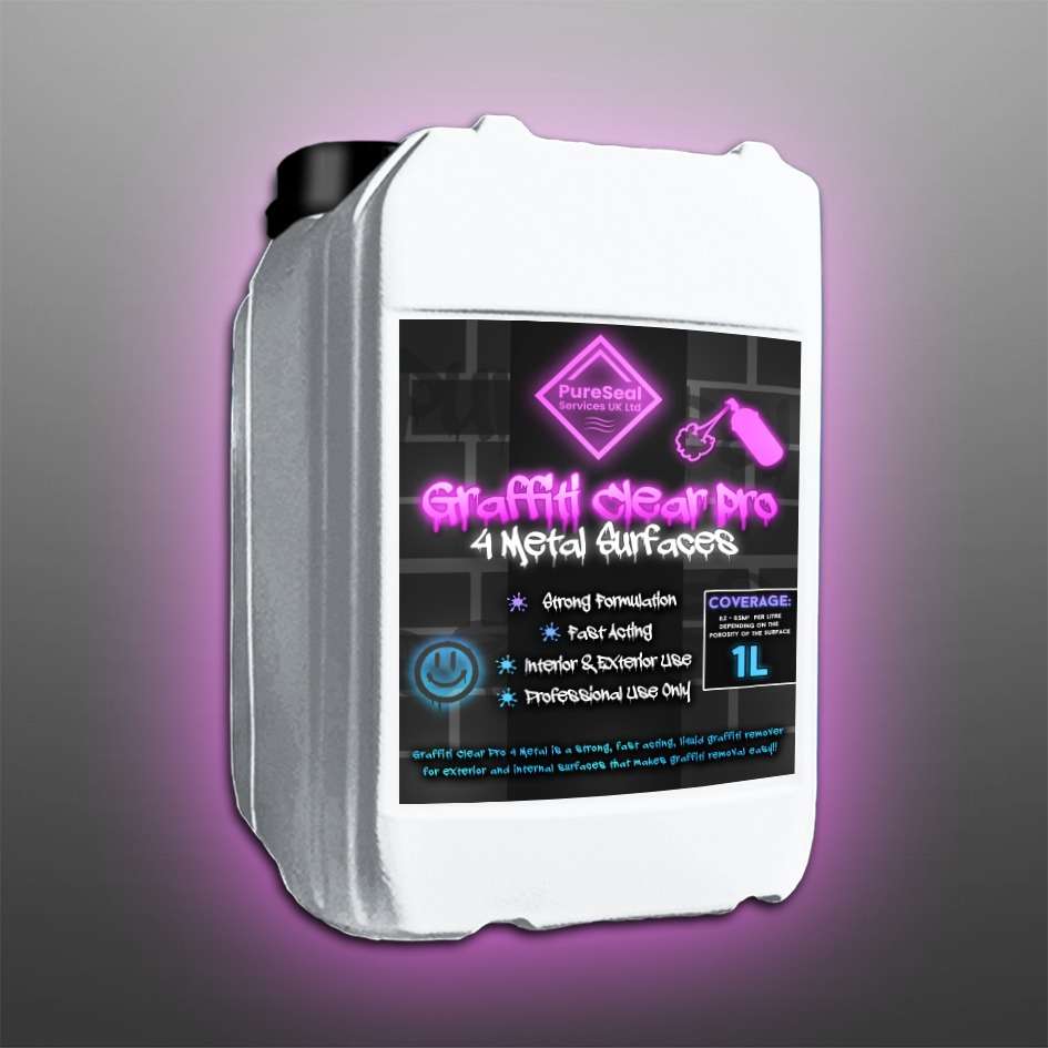 Graffiti Remover For Metal Surfaces - Pureseal Services UK Ltd